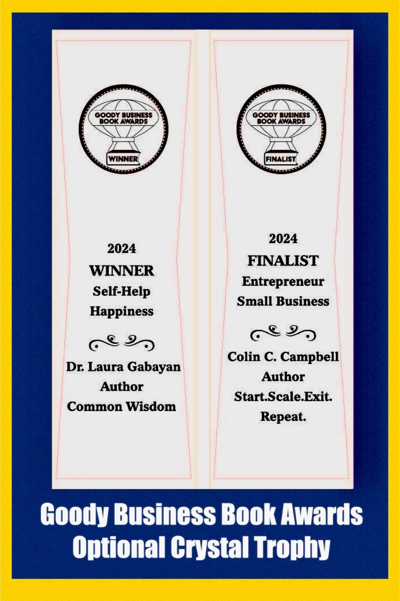 Goody Business Book Awards Trophy - Goody Business Book Awards